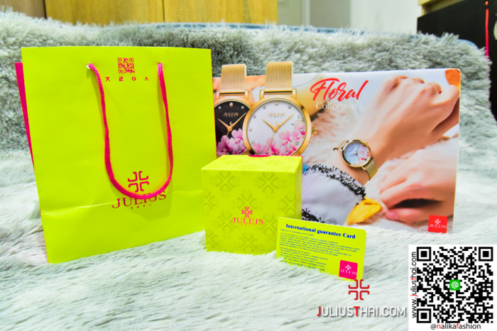 นาฬิกา Julius JA-1268สายสแตนเลส สีพิ้งโกล เก๋มากกก ของเเท้ - นาฬิกา ...